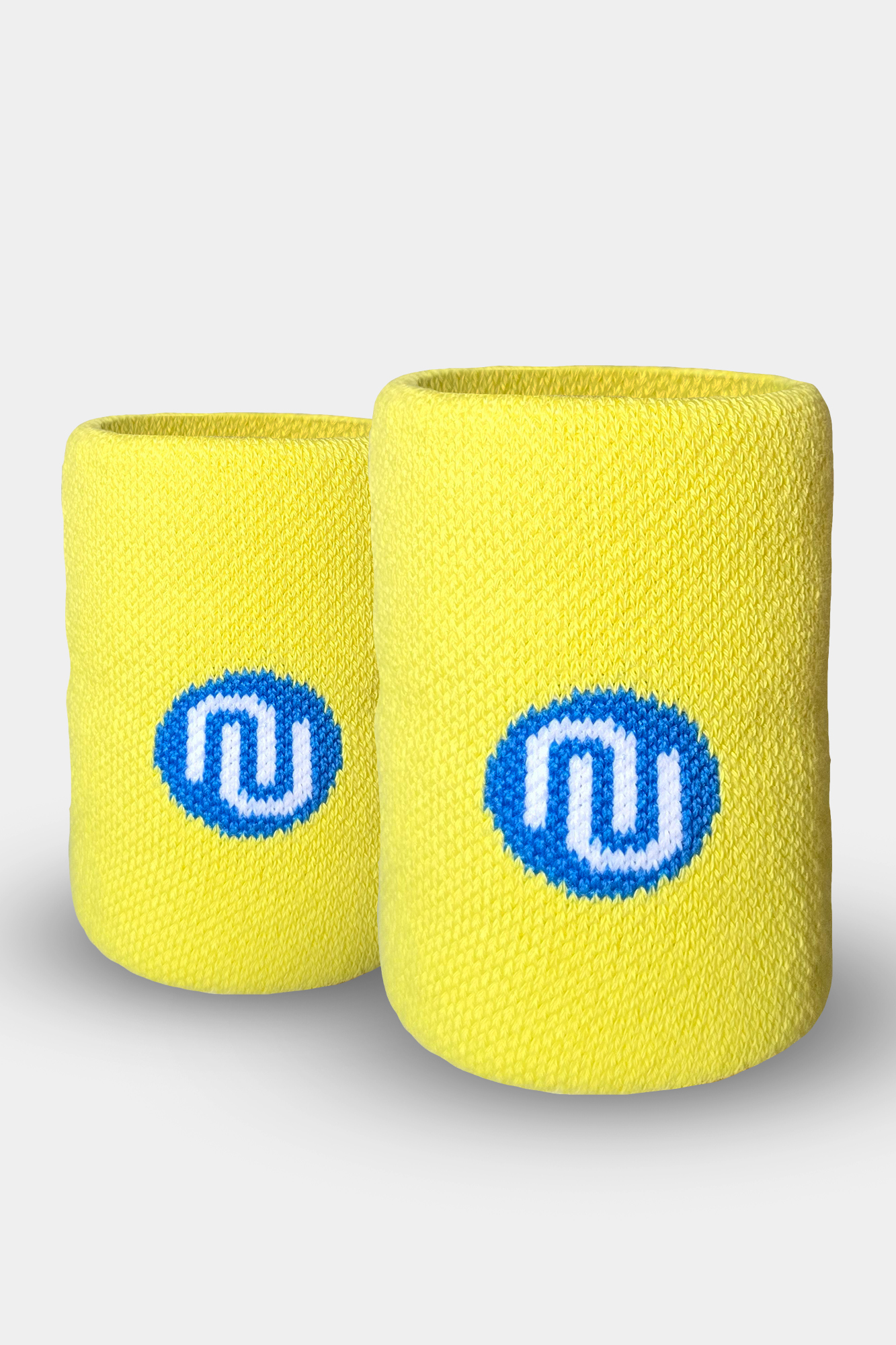 Cotton wristband 2 pcs Yellow - Nessi Sportswear