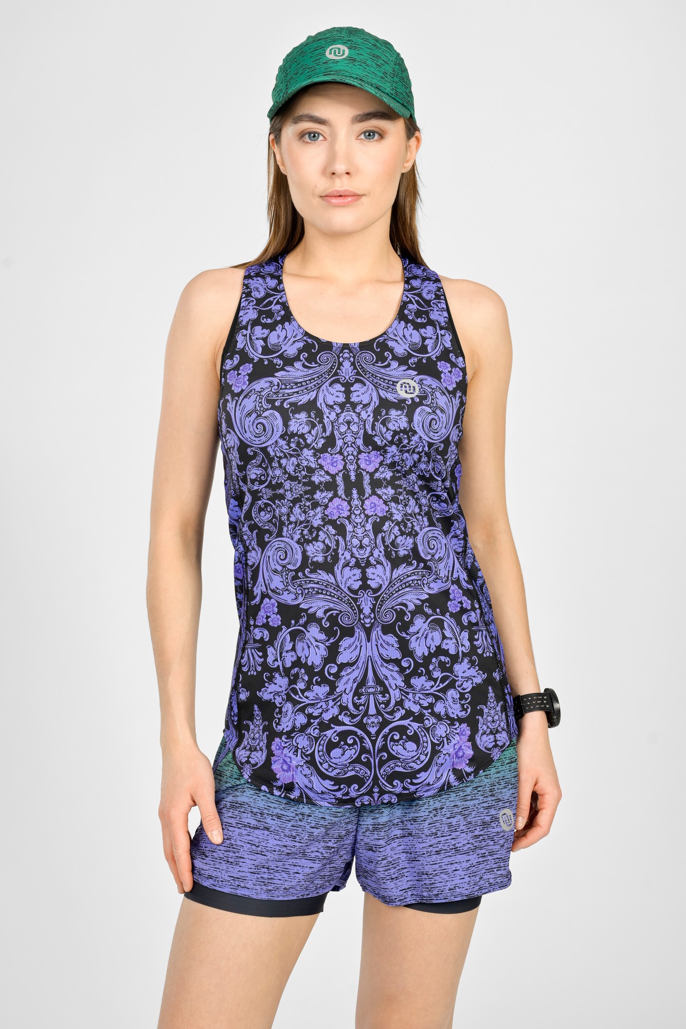 Tank top bokserka damska Ornamo Viola - Nessi Sportswear