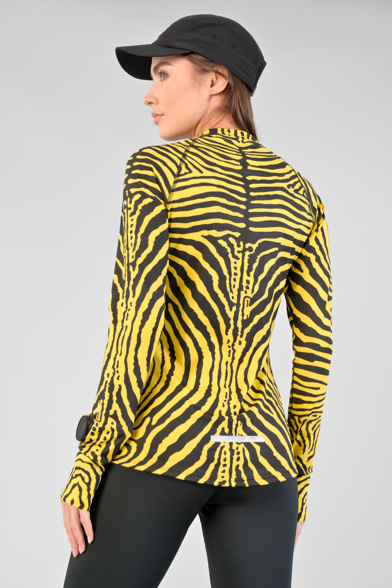 Bluza Zip Zebra Yellow - Nessi Sportswear