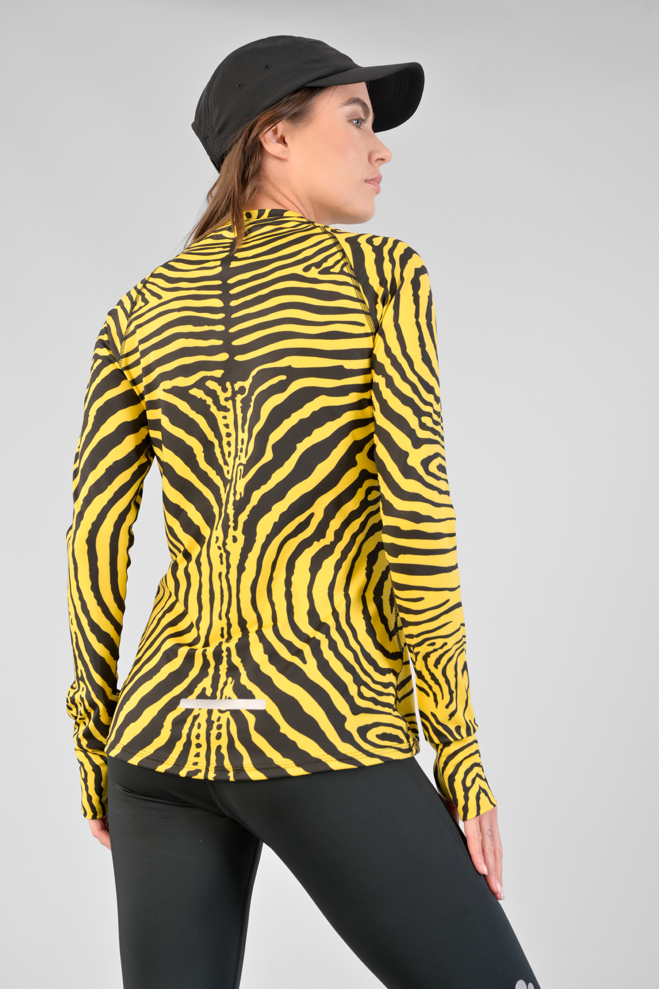 Bluza Zip Zebra Yellow - Nessi Sportswear