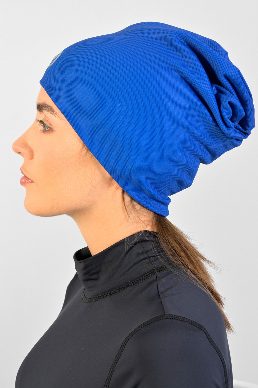 Double-sided insulated Smurfette hat Blue Fusion - Nessi Sportswear